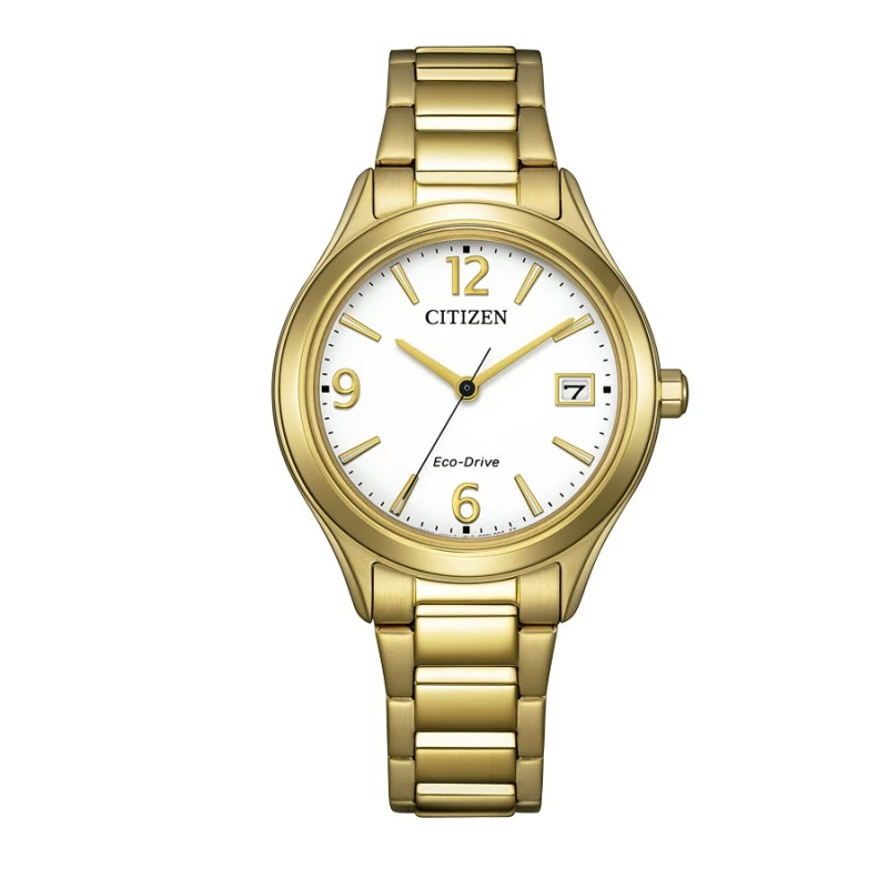 Reloj Citizen FE6122-64A dorado esfera blanca mujer | Relojería Joyería